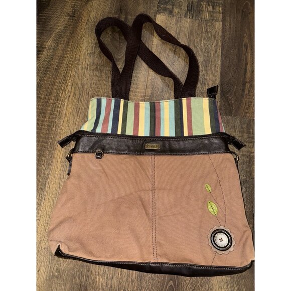 Chala | Bags | Chala Canvas Convertible Crossbody Shoulder Tote | Poshmark